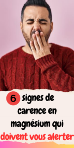 6 signes de carence en magnésium qui doivent vous alerter